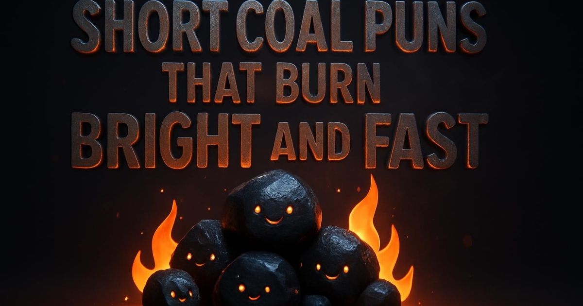 120+ Coal Puns: Ignite Your Humor with These Hilarious Gems